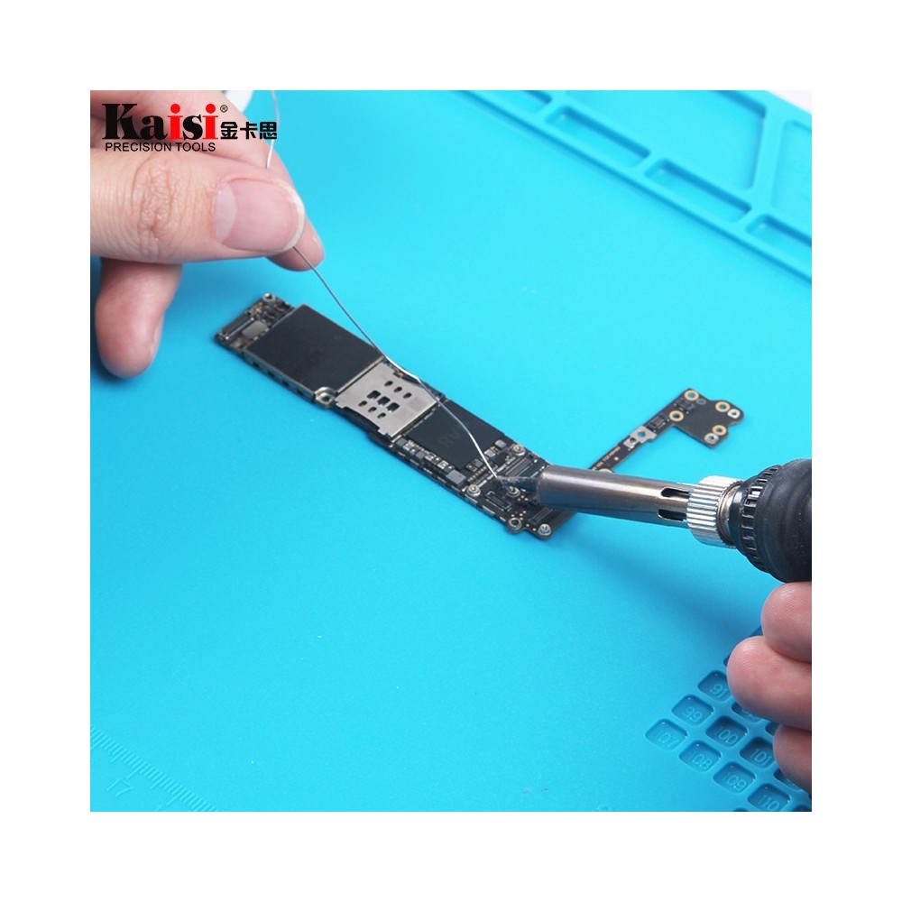 Tapete Azul ESD Resistente a temperatura 35x25cm