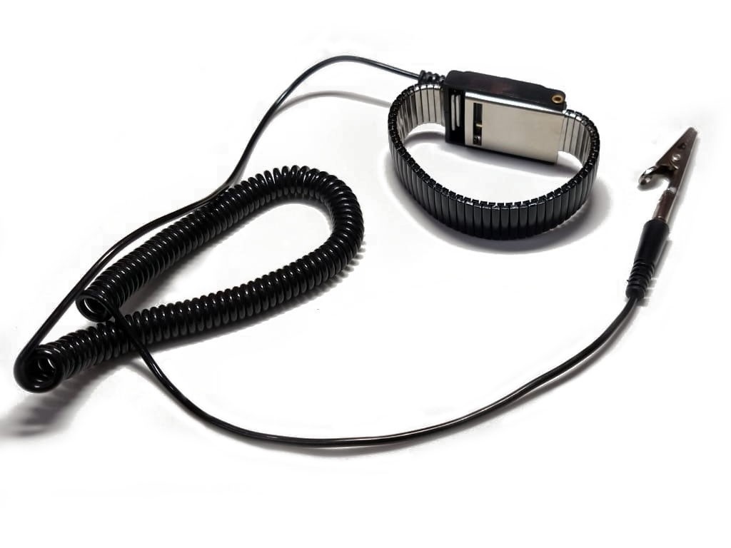 Pulsera antiestática metálica