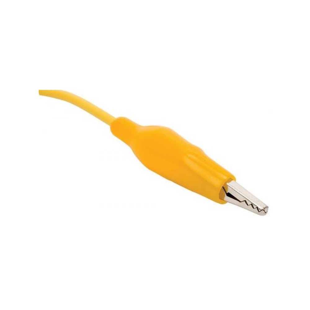 Juego de 10 cables con caimanes grandes