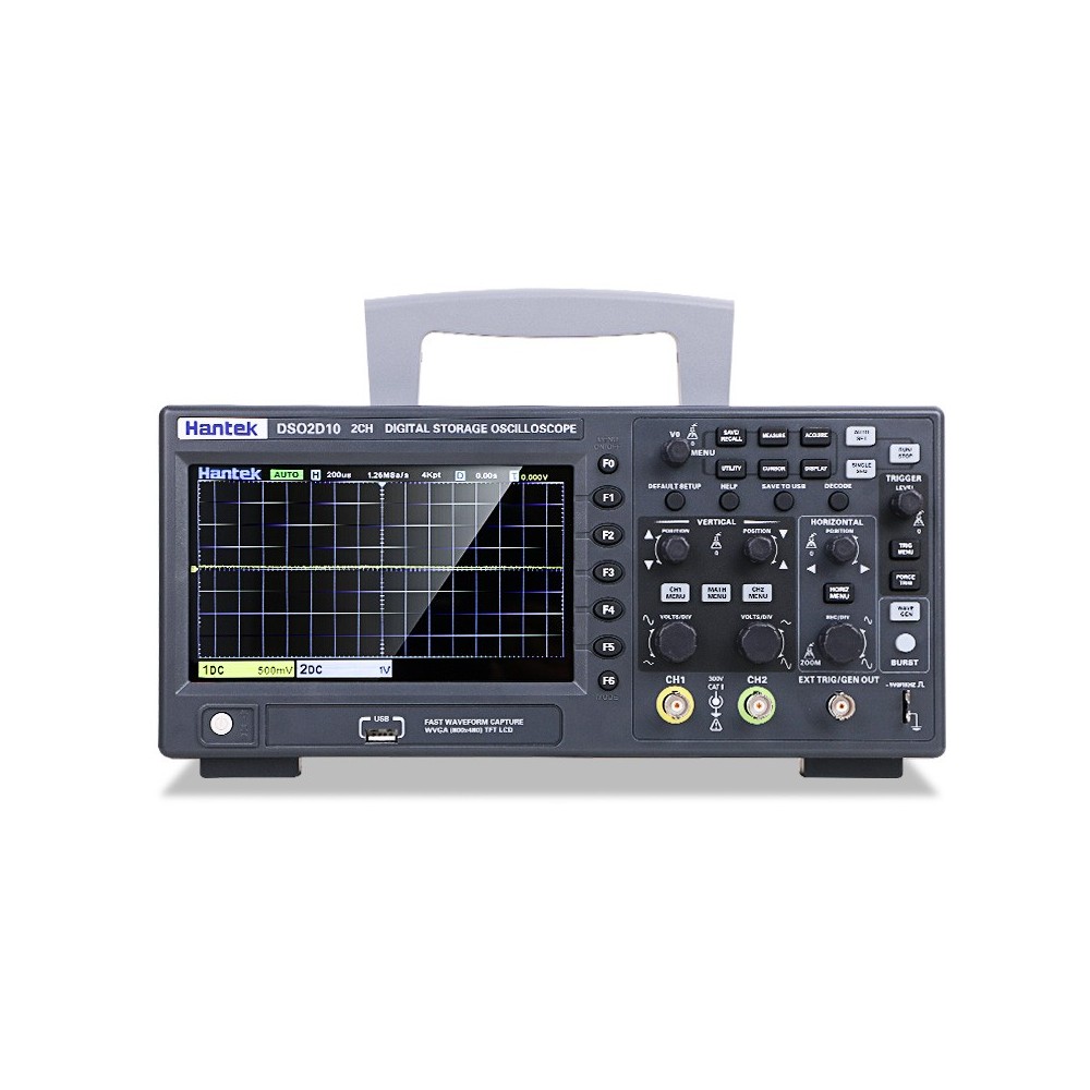 Osciloscopio Hantek DSO2D10 100MHz