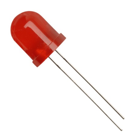 Diodo LED 10mm (difuso)