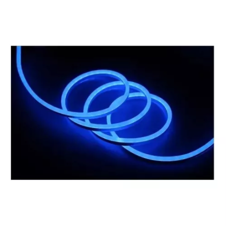 Tira de LED Neón Color azul de 5 metros